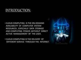 Cloud computing | PPTX | Cloud Computing | Internet