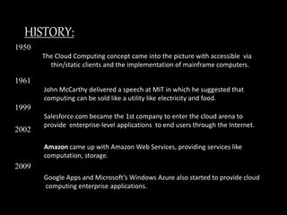 Cloud computing | PPTX