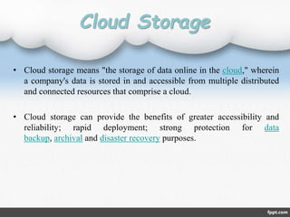 Cloud computing | PPT