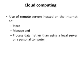 Cloud computing | PPTX