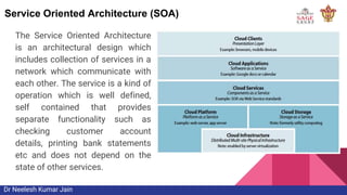 Cloud computing, Basic Concepts, SOA, | PPTX