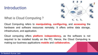 Cloud computing, Basic Concepts, SOA, | PPTX
