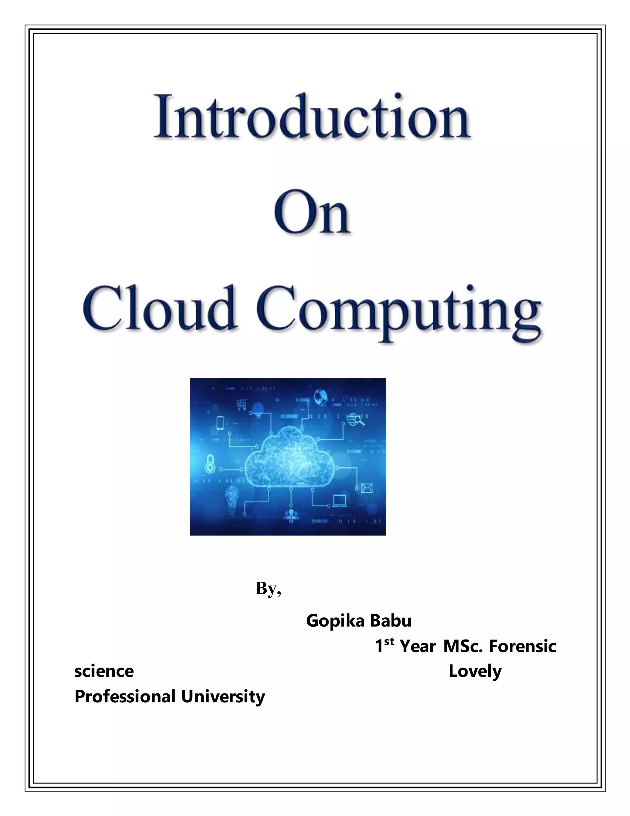 Cloud computing | PDF