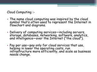 Cloud computing | PPT