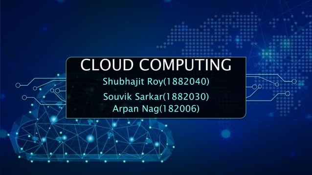 Cloud computing Fundamentals | PPT