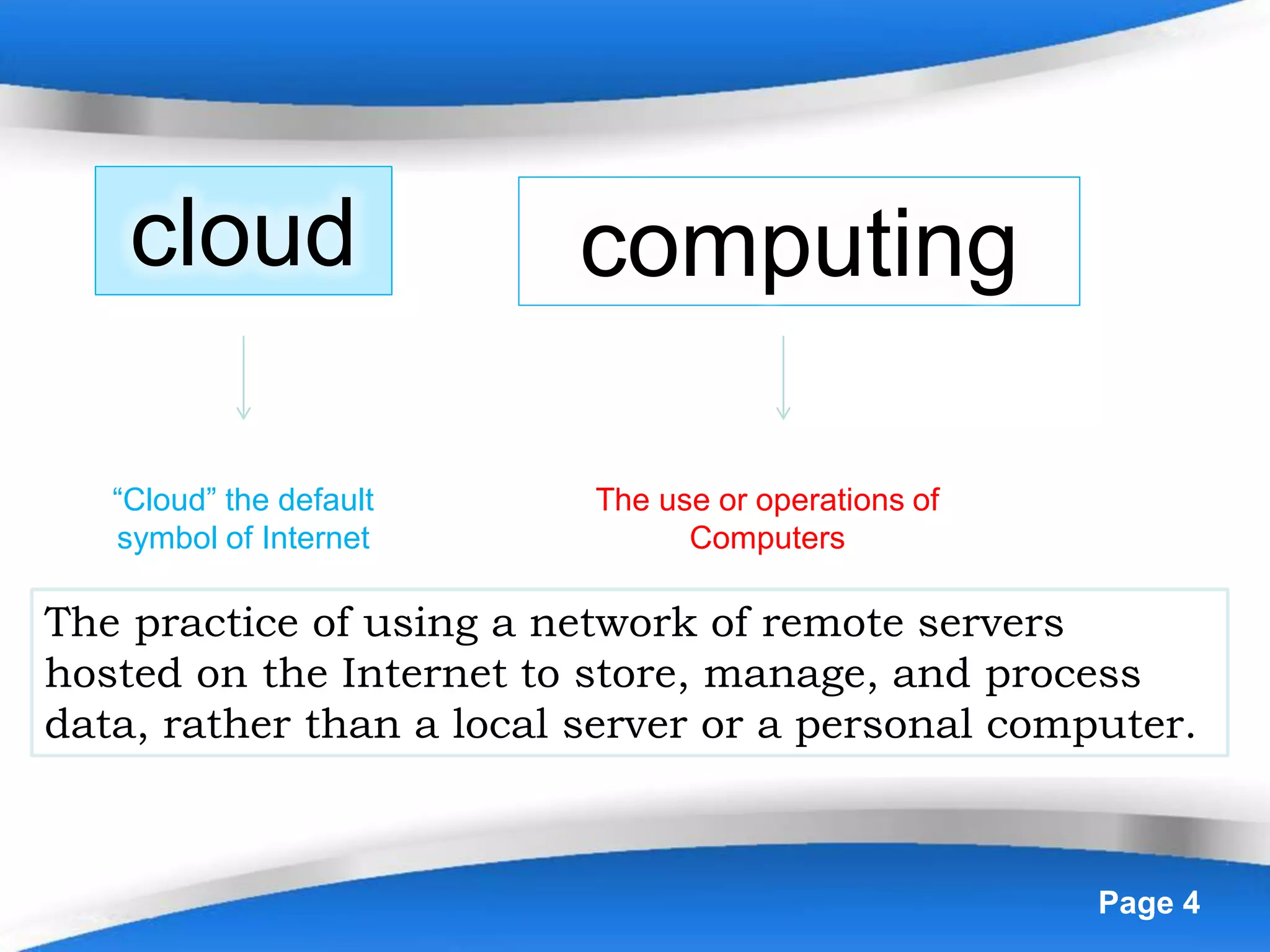 Introduction To Cloud Computing Pdf Cloud Computing Internet 9150