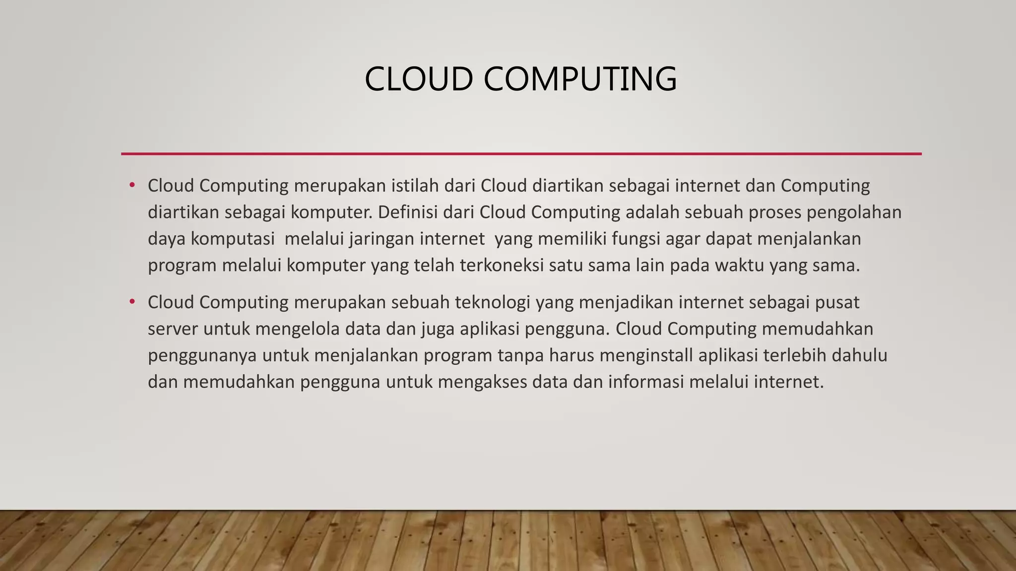 Cloud computing | PPTX