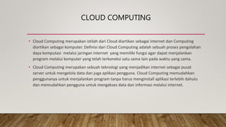 Cloud computing | PPTX
