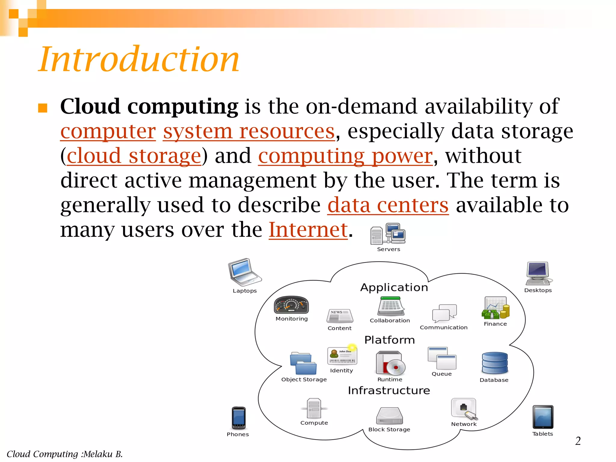 Introduction to Cloud computing | PDF