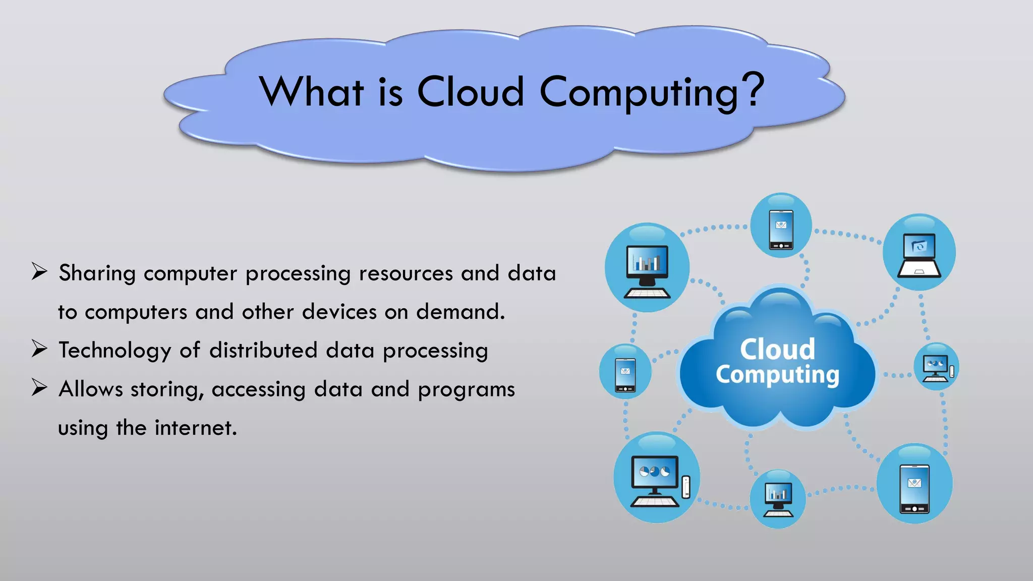 Introduction to Cloud computing | PPT