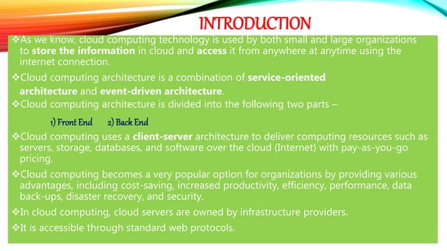Cloud computing | PPT