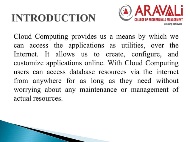 Cloud computing | PPT