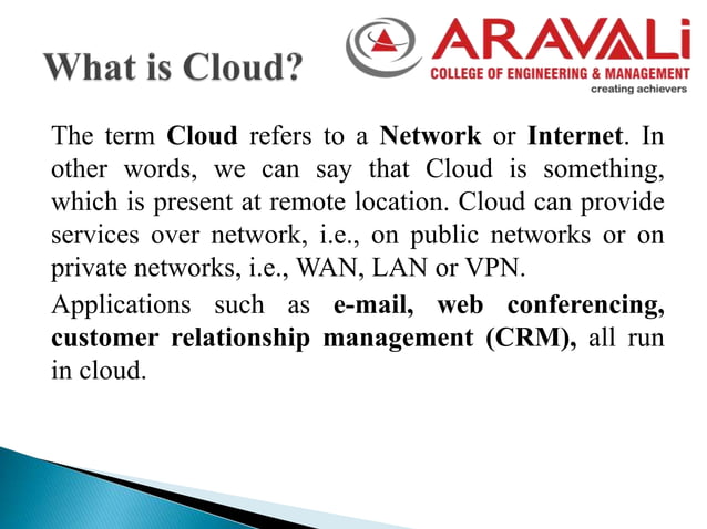 Cloud computing | PPT