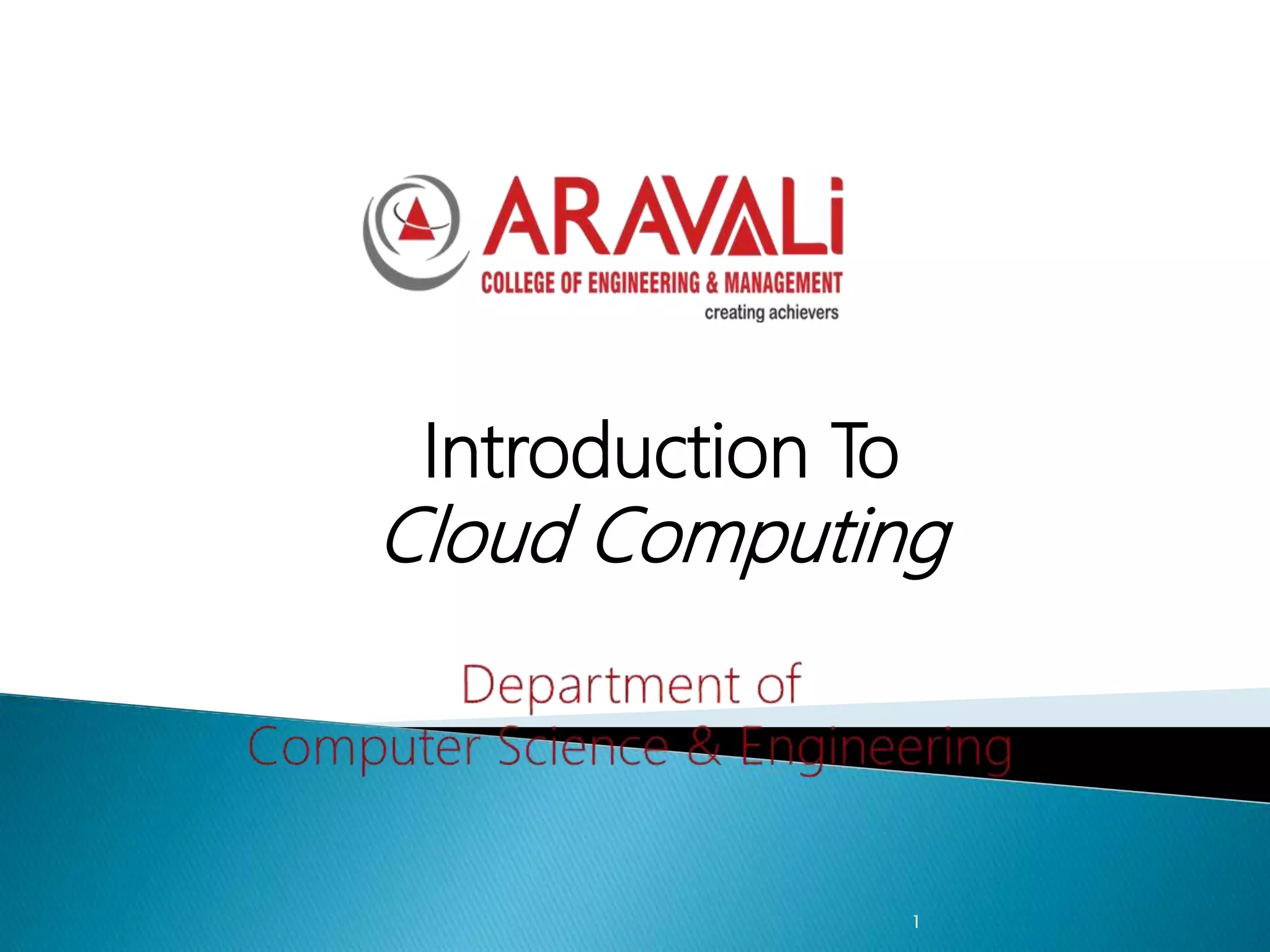 Introduction To Cloud Computing | PPT