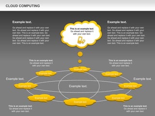Cloud Computing Diagram (for PowerPoint and Google Slides) | PPTX
