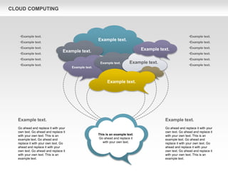Cloud Computing Diagram (for PowerPoint and Google Slides) | PPTX