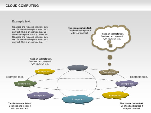 Cloud Computing Diagram (for PowerPoint and Google Slides) | PPT