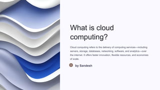benefits of cloud computing course | PPT