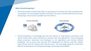 Introduction to Cloud Computing PPTX PPT | PPTX