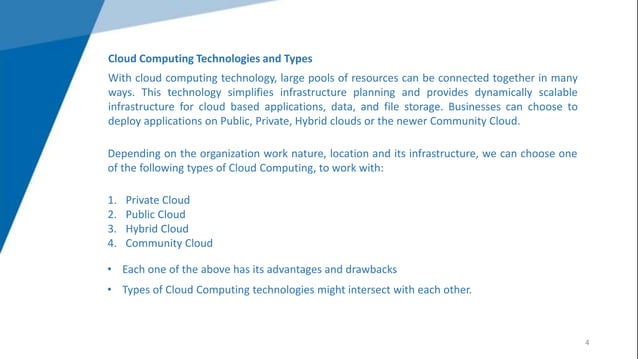 Introduction to Cloud Computing PPTX PPT | PPTX | Cloud Computing | Internet