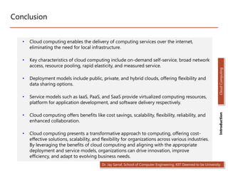 Intro to Cloud Computing for Internet of Things | PPT