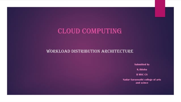 Cloud computing (cc) ppt, computer science | PPT