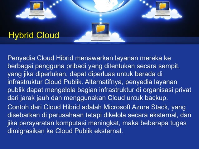 Materi tentang cloud computing di perkuliahan | PPTX