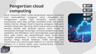 Pengertian Cloud Computing. kekuranga da kelbihapptx | PPT