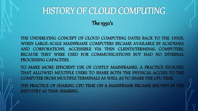 Cloud Computing: Some Basic Concepts | PPTX