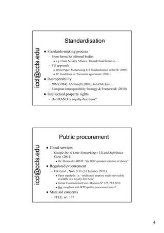 Cloud computing - competition law issues | PDF