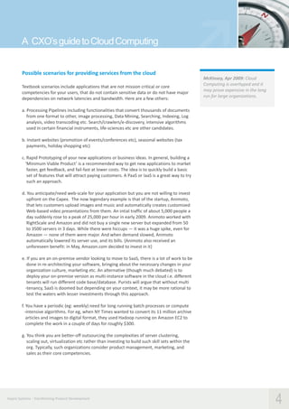 Cloud computing CXO's guide | PDF