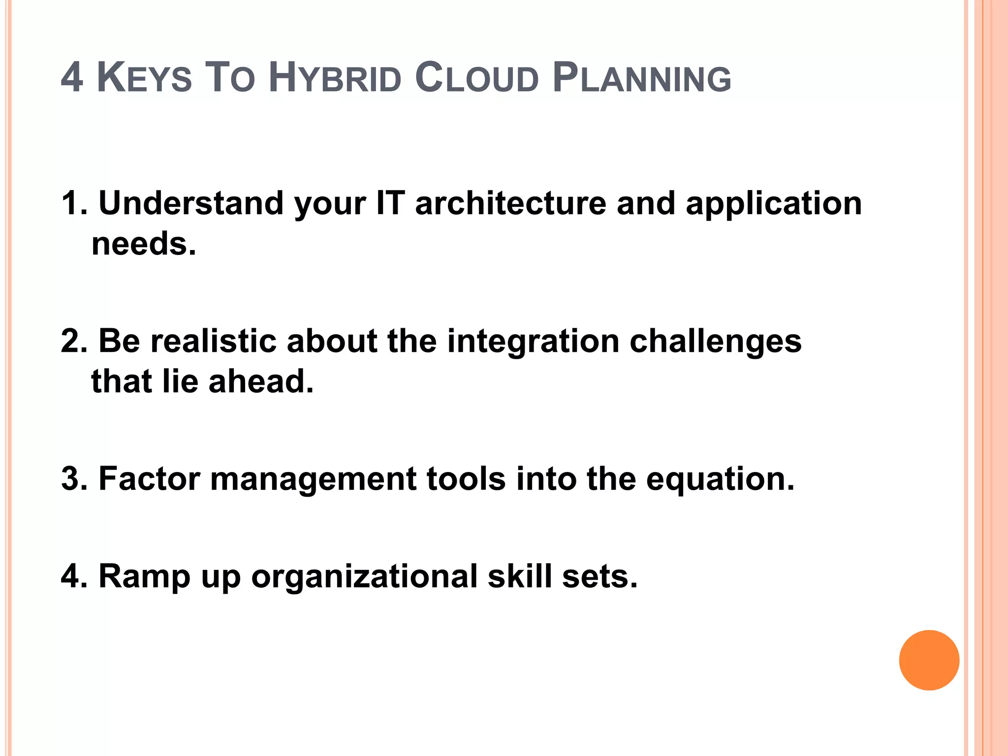 Cloud computing hybrid architecture | PPTX
