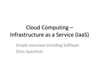 Cloud Computing IaaS | PPT
