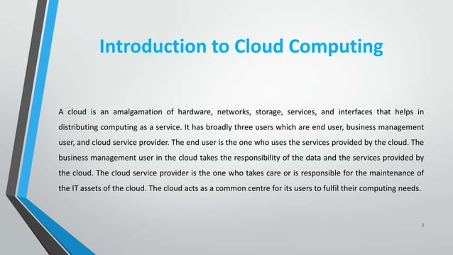 Ravi namboori | Cloud computing | PPT