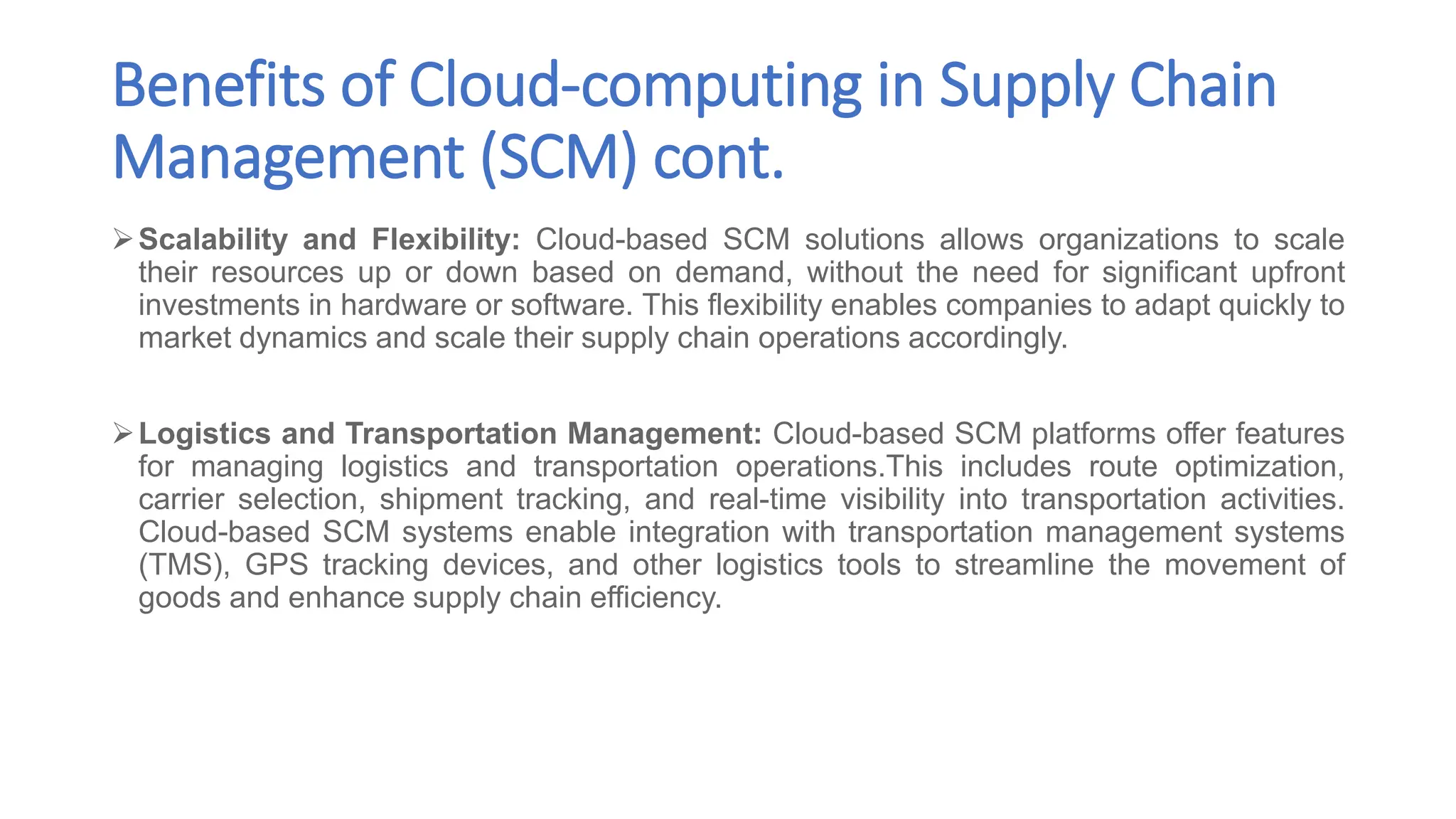 Cloud computing -SCM | PPTX