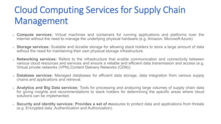 Cloud computing -SCM | PPTX