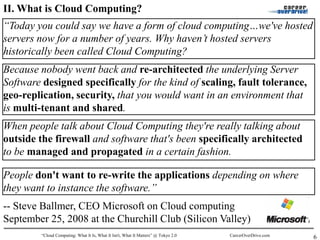 Cloud Computing: What It Is, What It Isn't, Why It Matters (English ...