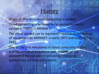 Cloud computing 1 | PPT