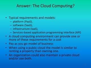 Cloud computing 13 principal enabling technologies | PPTX