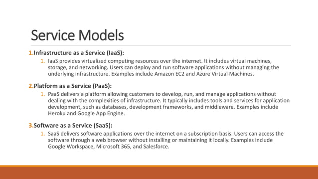 Cloud Architecture and Models: Cloud Reference Model Architecture Types ...