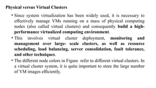 VIRTUAL CLUSTERS AND RESOURCE MANAGEMENT | PPTX