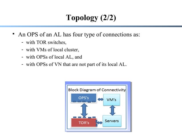 A distributed virtual architecture for data centers | PPT