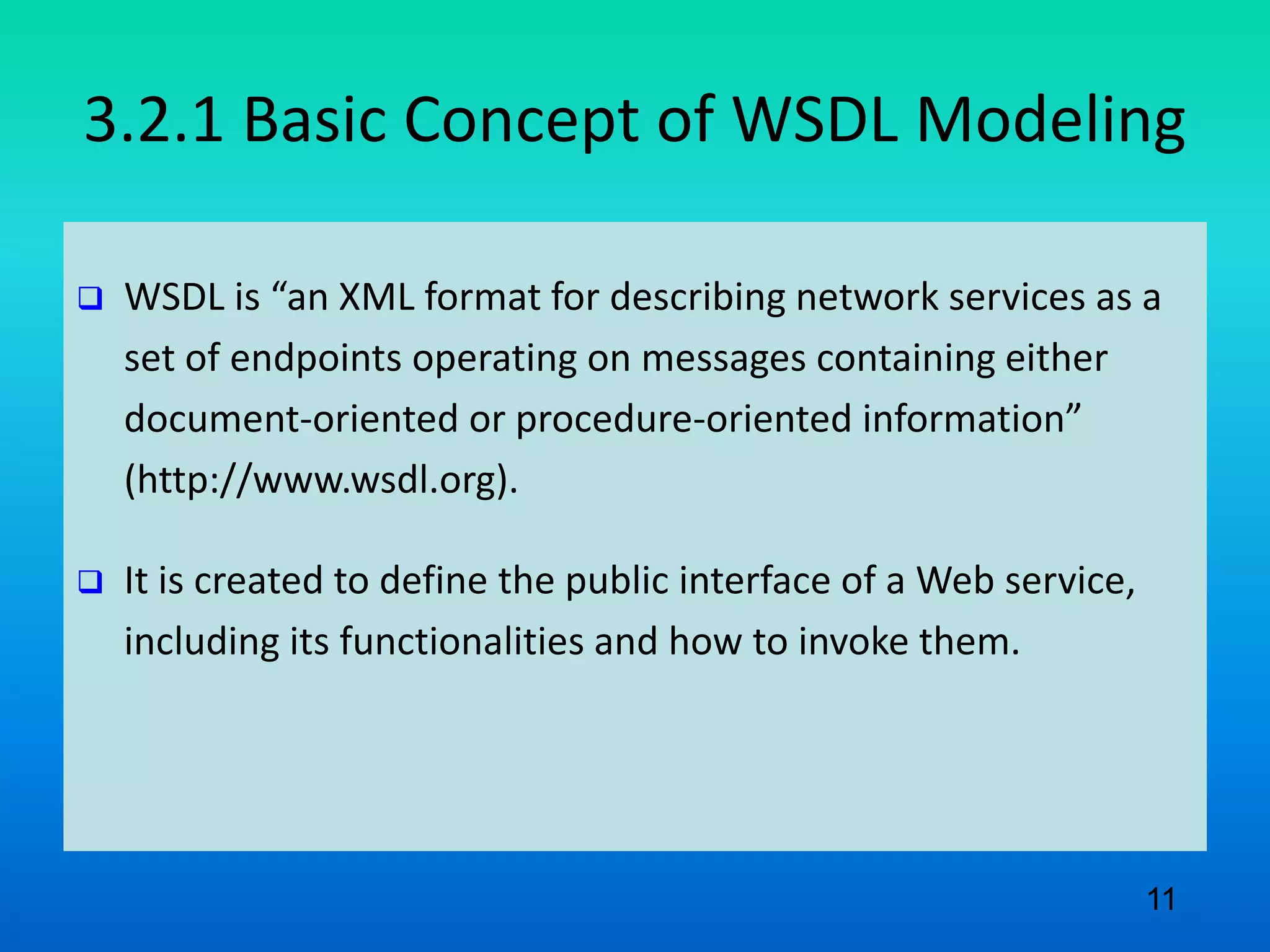 Cloud computing 21 concept of wsdl modeling | PPT