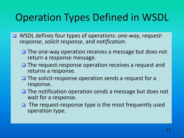 Cloud computing 21 concept of wsdl modeling | PPT