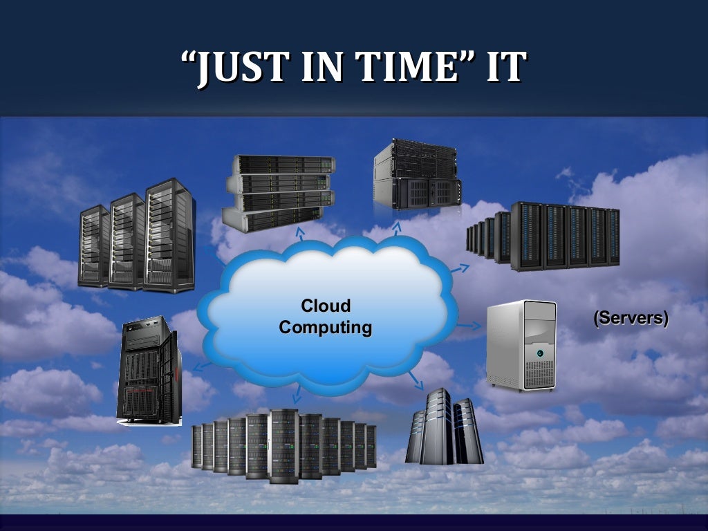 Cloud computing visualized.