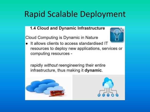 Cloud computing 5 cloud and the dynamic infrastructure | PPT
