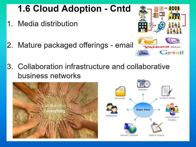 Cloud computing 7 cloud adoption | PPTX
