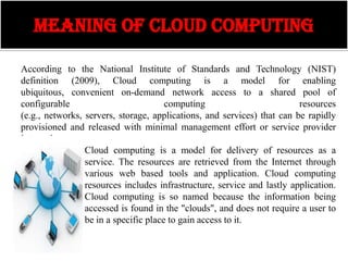 Cloud computing a boon for library services | PPTX