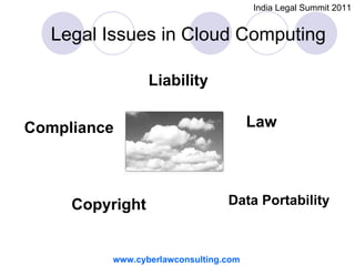 Cloud computing and Law-India legal summit | PPT