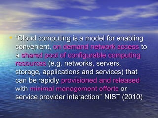 Cloud computing and libraries sndt | PPT
